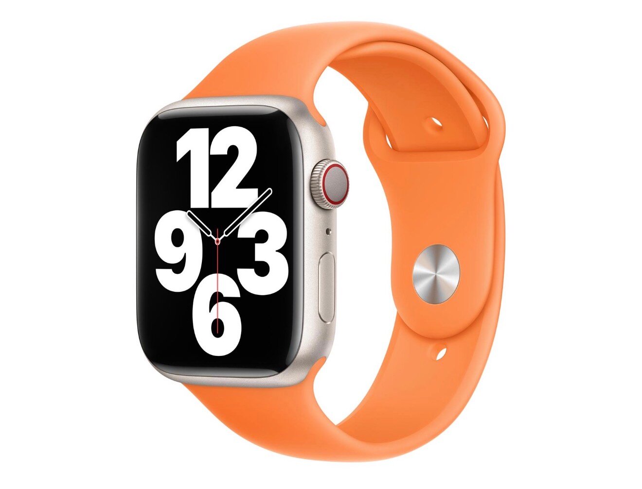 Ремешок для Apple Watch 41mm Bright Orange Sport Band M/L MR2N3FE/A 38/40/41/42mm (Original)