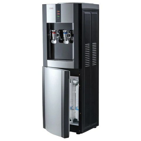 Пурифайер для воды AEL 00312 LC--47s, напольный, нагрев/охлаждение компрессорное, 2 крана, черный/серебро