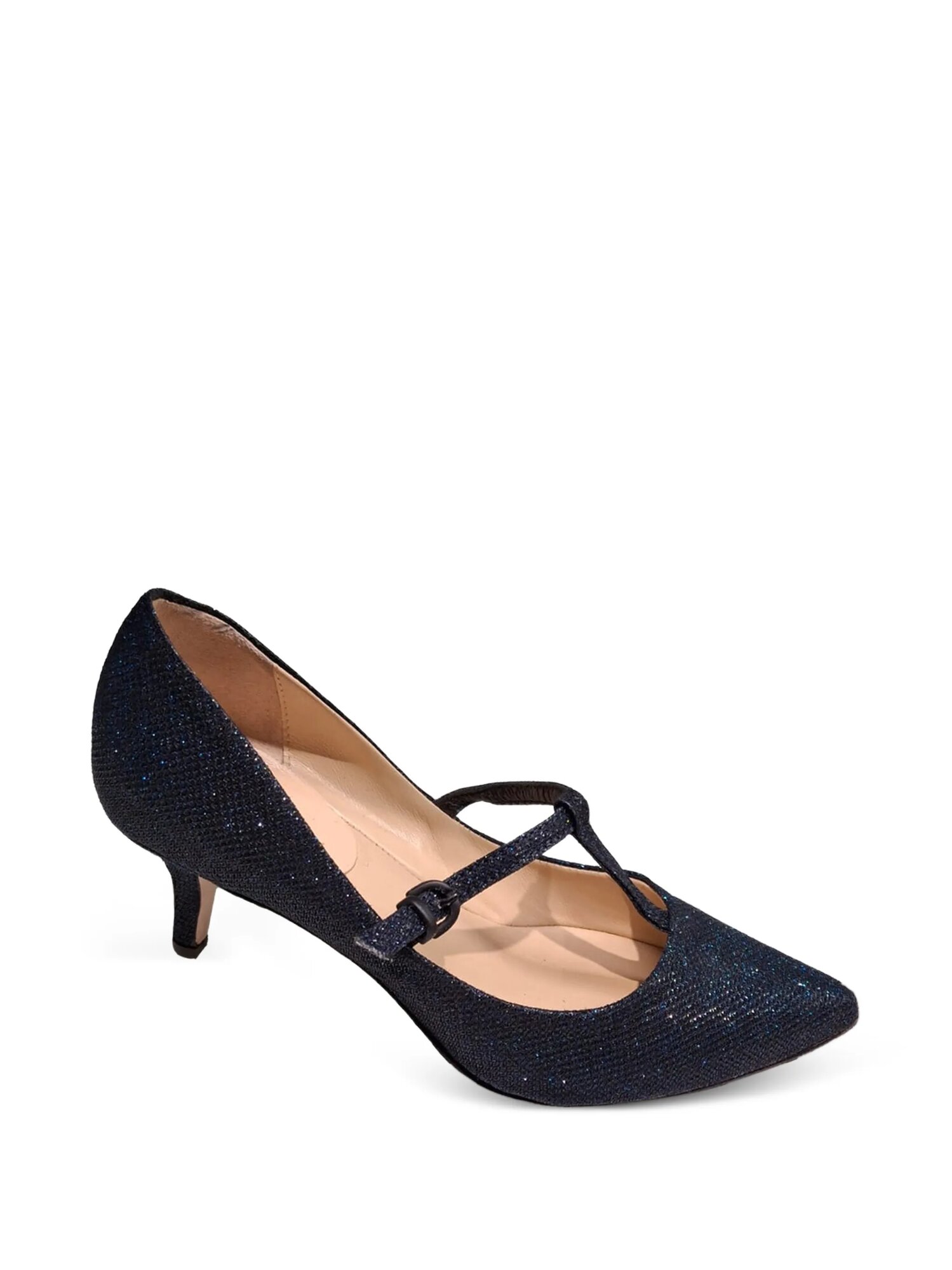 Туфли LA ROSE Glitter-effect t-bar pumps