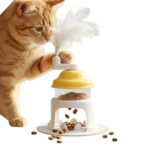 Развивающая игрушка-кормушка для кошек и собак Играет и ест одновременно, Развивает интеллект, Подходит для разных пород домашних питомцев