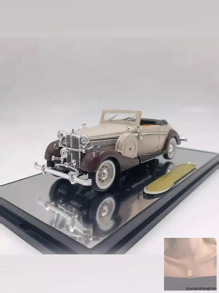 Классический автомобиль Mercedes-Benz Maybach с откидным верхом модели 1/43