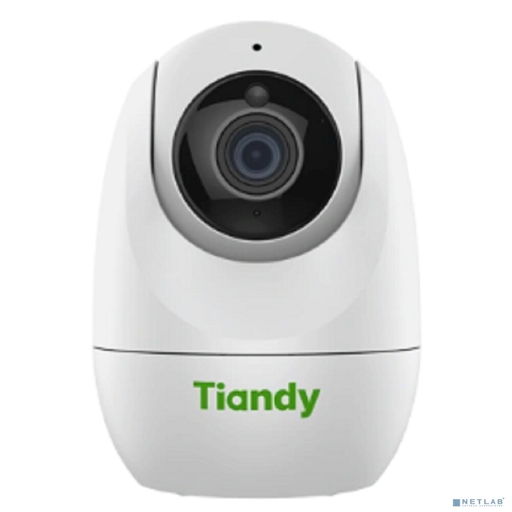 Tiandy TC-H322N 9DA-4 компактная поворотная домашняя, 2Мп, 1920х1080@30к/c, DWDR, цвет: 0.05лк, S+265, H.265(HP), S+264, H.264(HP, MP, BP), объектив 4мм, встроенные микрофон и динамик, G.711A, G.711U