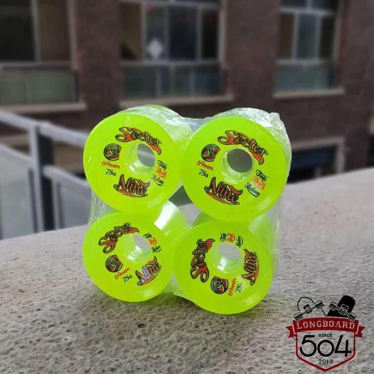Sector9 69MM 78A Длинноколесные ролики Желе-колеса для танцев, Желтый