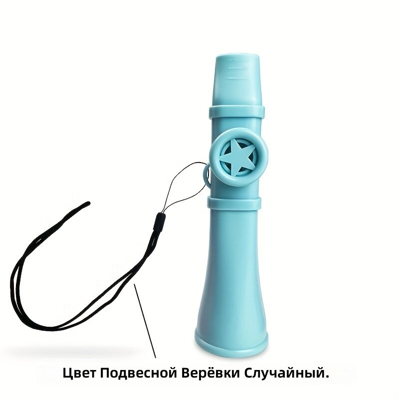 Казуо-флейта из смолы со звездообразным мундштуком, синий
