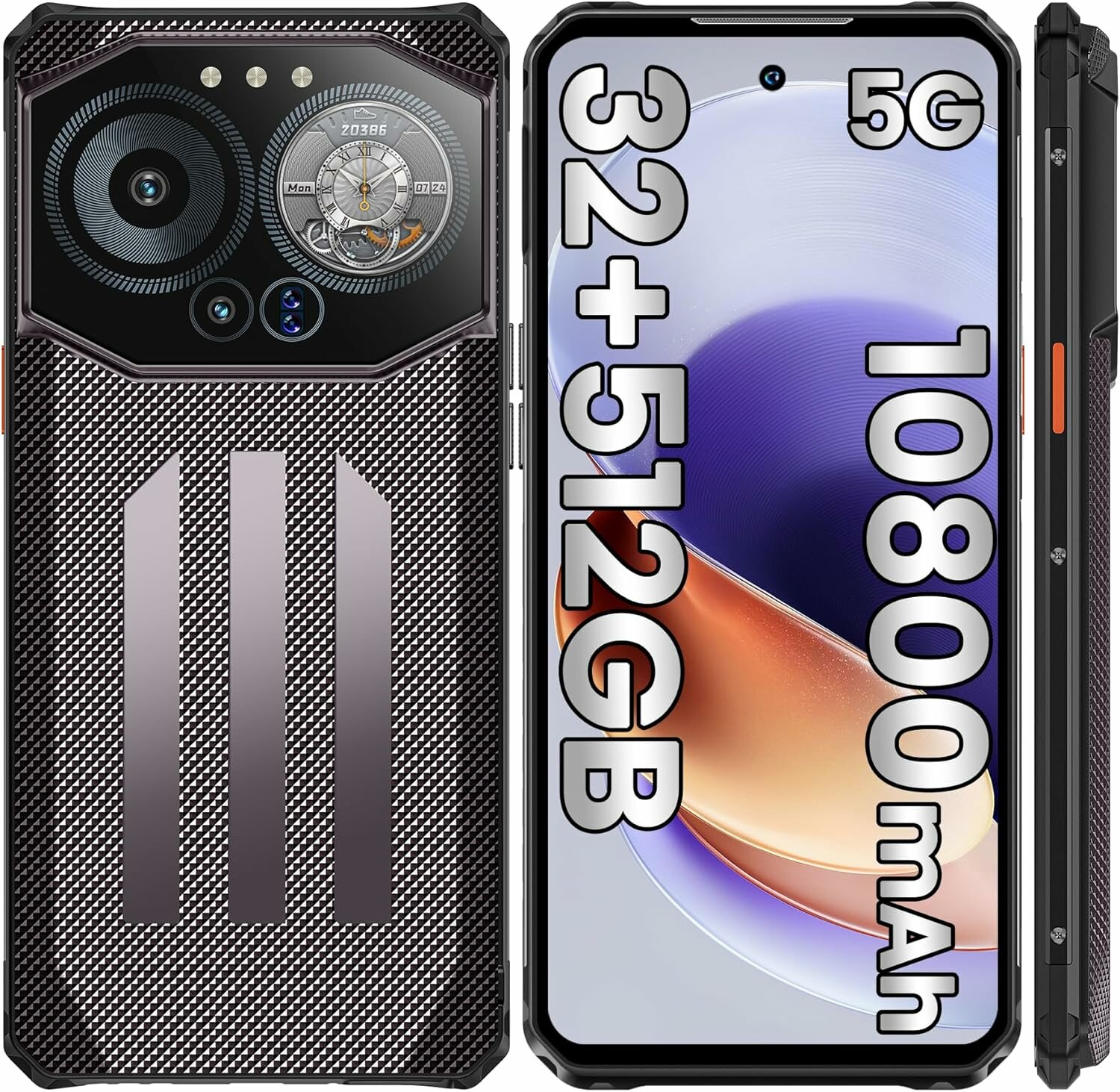 Защищенный смартфон IIIF150 B3 PRO 5G, 10800 мАч, 6,6-дюймовый экран, 16 ГБ 512 ГБ