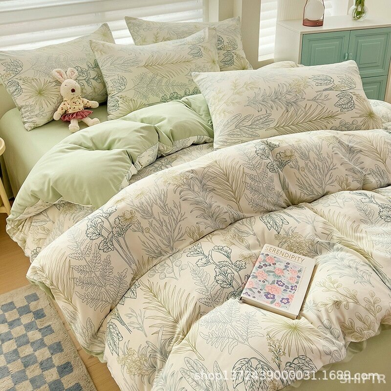 Комплект постельного белья Sweet Dream "Секретный язык джунглей", хлопковый, цветочный принт