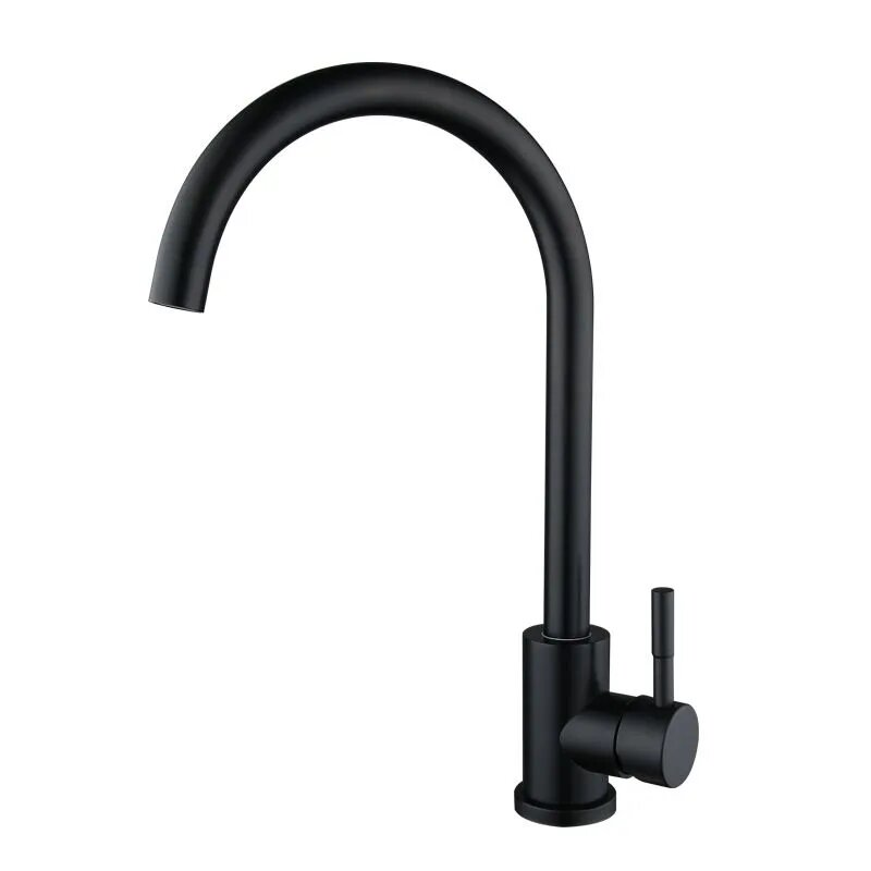 Смеситель для кухни GROHE с поворотным изливом и лейкой, рычажное управление, черный
