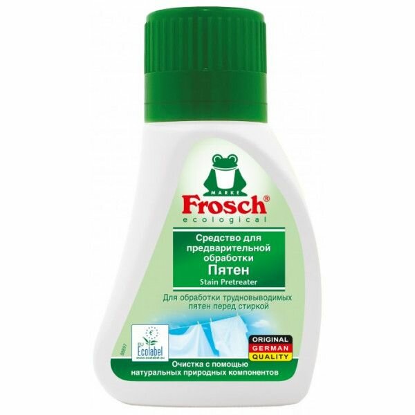 Frosch Средство для предварительной обработки пятен с губкой, 75 мл