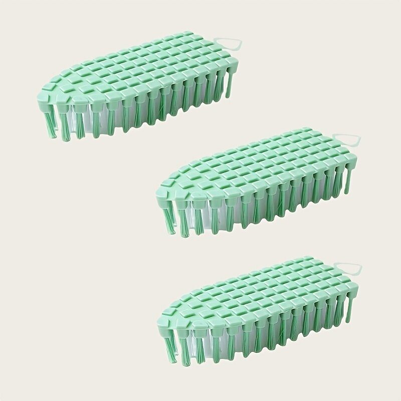 Многоразовая гибкая чистящая щетка Fresh Green для тяжелых работ, изгибаемая, для ванной, кухни и труднодоступных углов, для стен и потолка, пластиковая, без электропитания, для дома и коммерческого использования