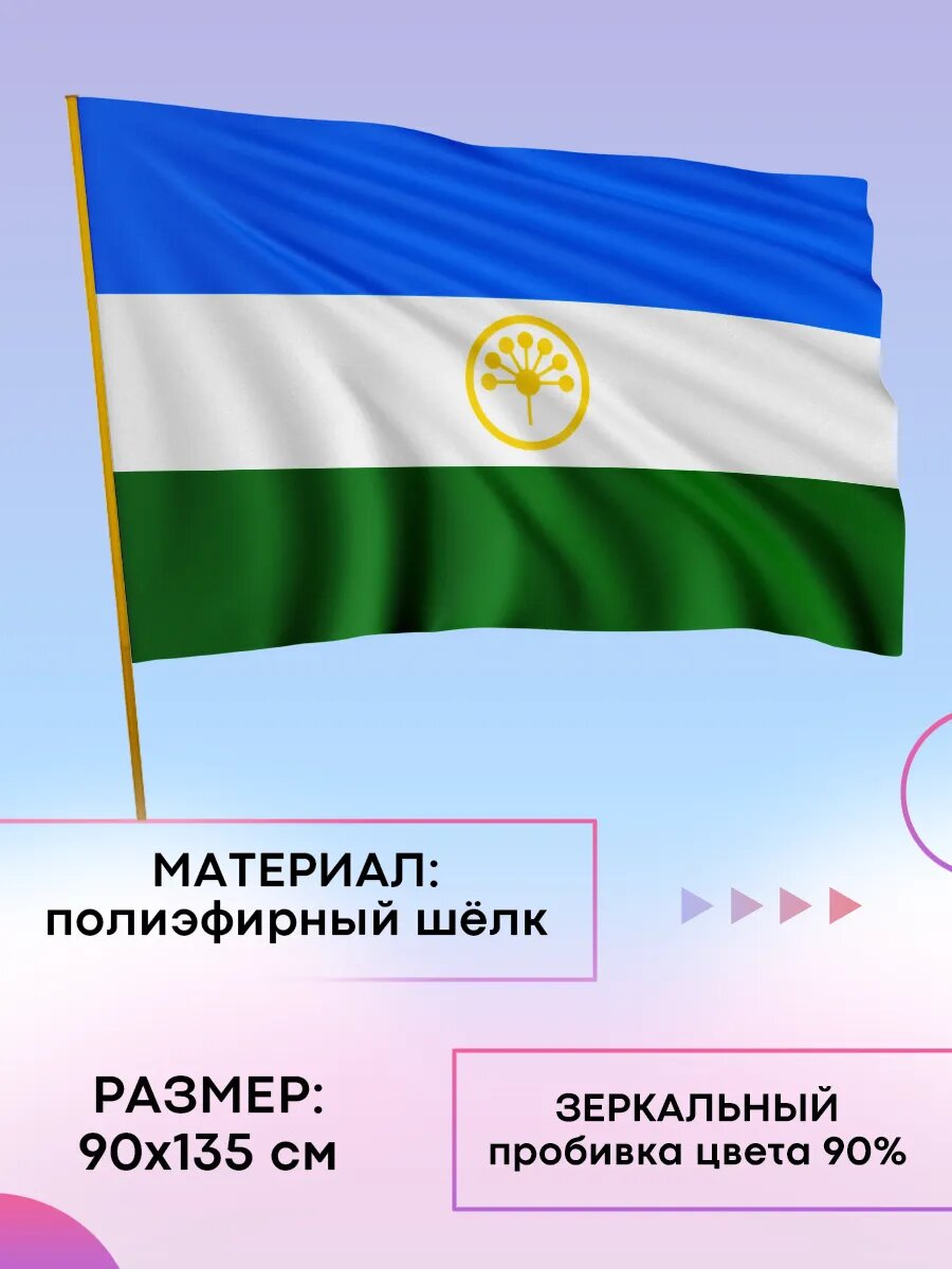 Флаг Башкортостан