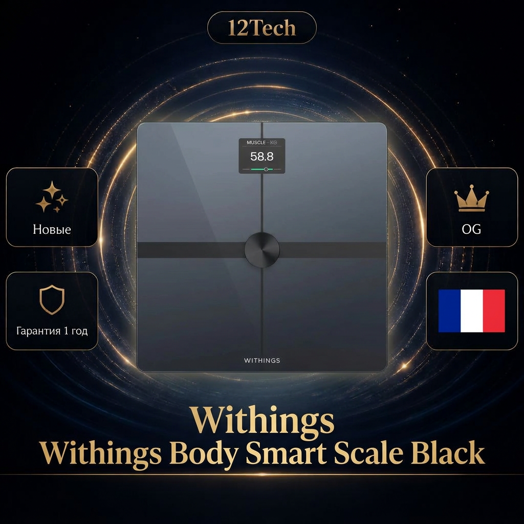 Умные весы Withings Body Smart Black (WBS13-BLACK-ALL-INTER)