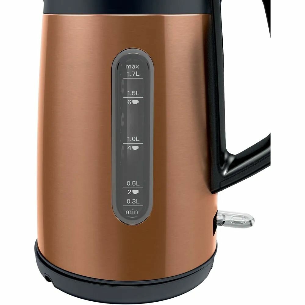 Чайник электрический BOSCH 2400 Вт, 1.7 л, коричневый (TWK4P439)