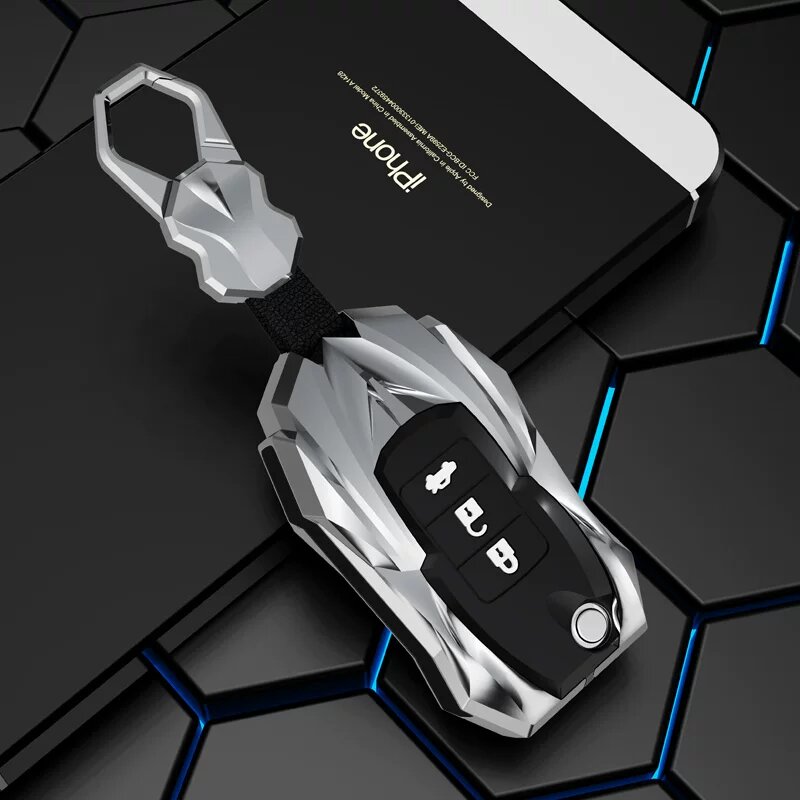 Новая генерация автомобильного ключа-держателя для Honda Civic/Inspire/Jazz — серия H, блестящий серебристый финиш,