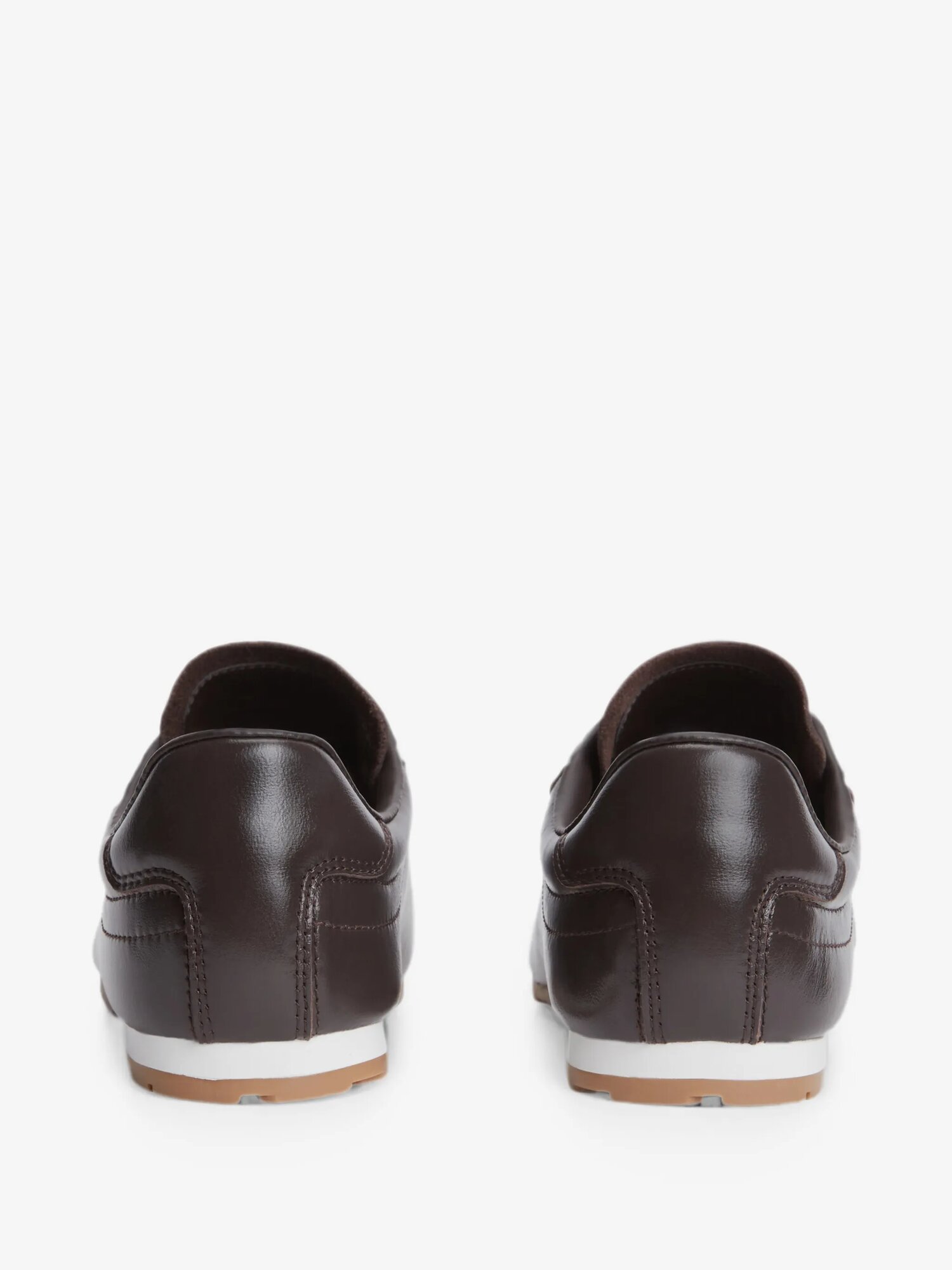 Кроссовки TOMMY HILFIGER Monogram leather sneakers, размер 41 EU, коричневый/серый/оранжевый — фото 1