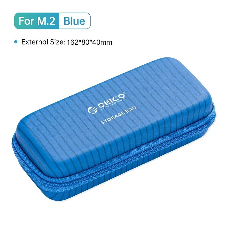 Чехол для SSD M.2 ORICO синий, 159*80*40мм