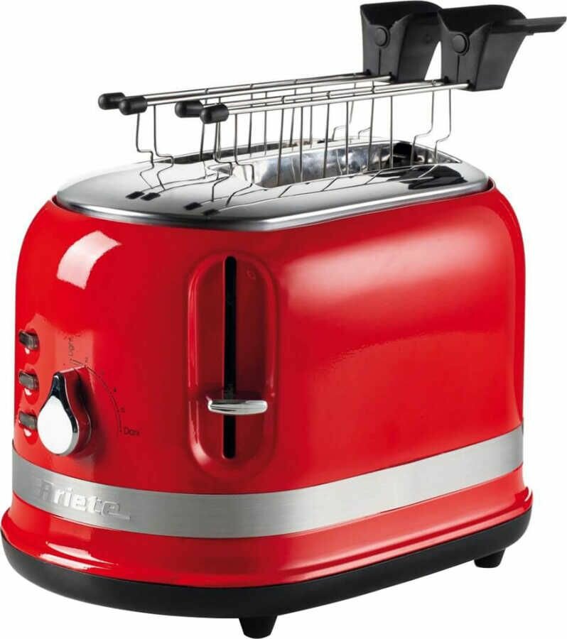 Ariete Тостер Moderna 815 Вт тостов - 2, красный, серый
