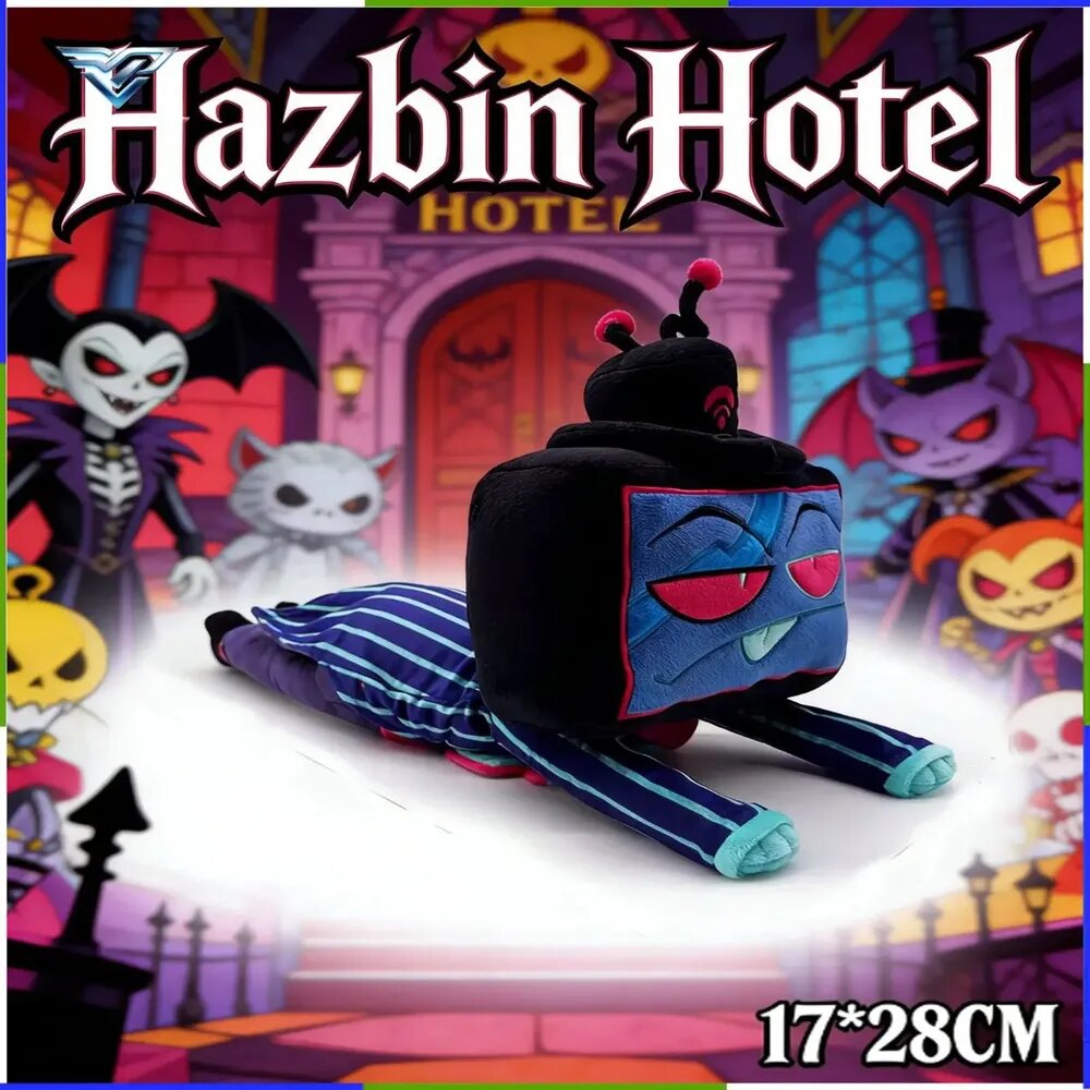 Мягкая Игрушка аниме Отель Хазбин Поза лежа Vox 17*28cm/Hazbin Hotel VOX plush Toys