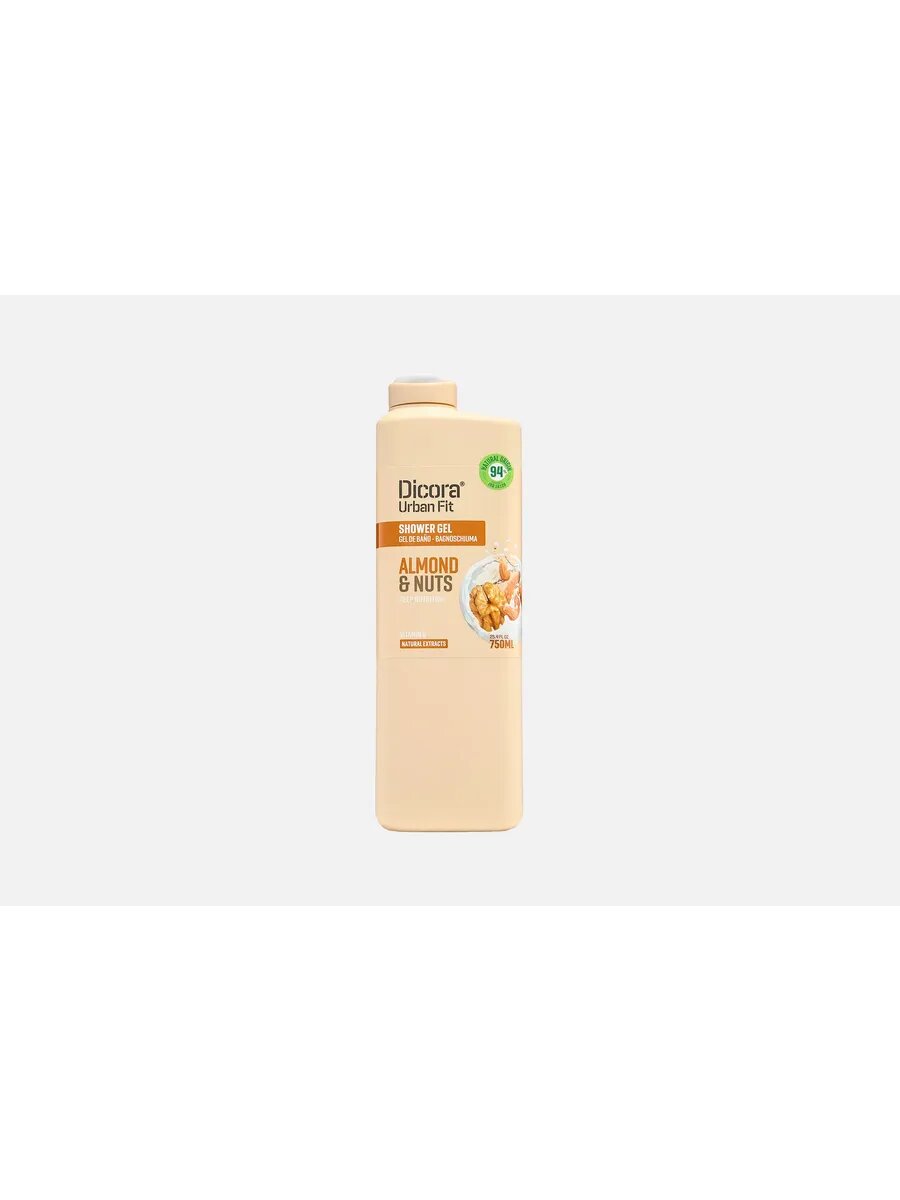 Dicora Urban Fit VITAMIN B, Almond & Nuts Питательный гель для душа 750 мл