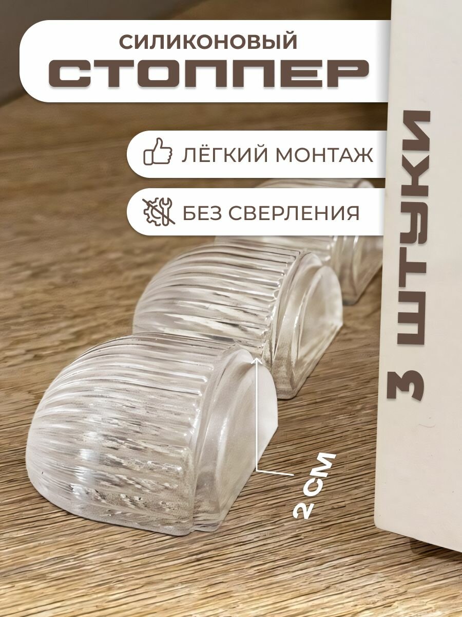 Ограничитель для двери стоппер напольный