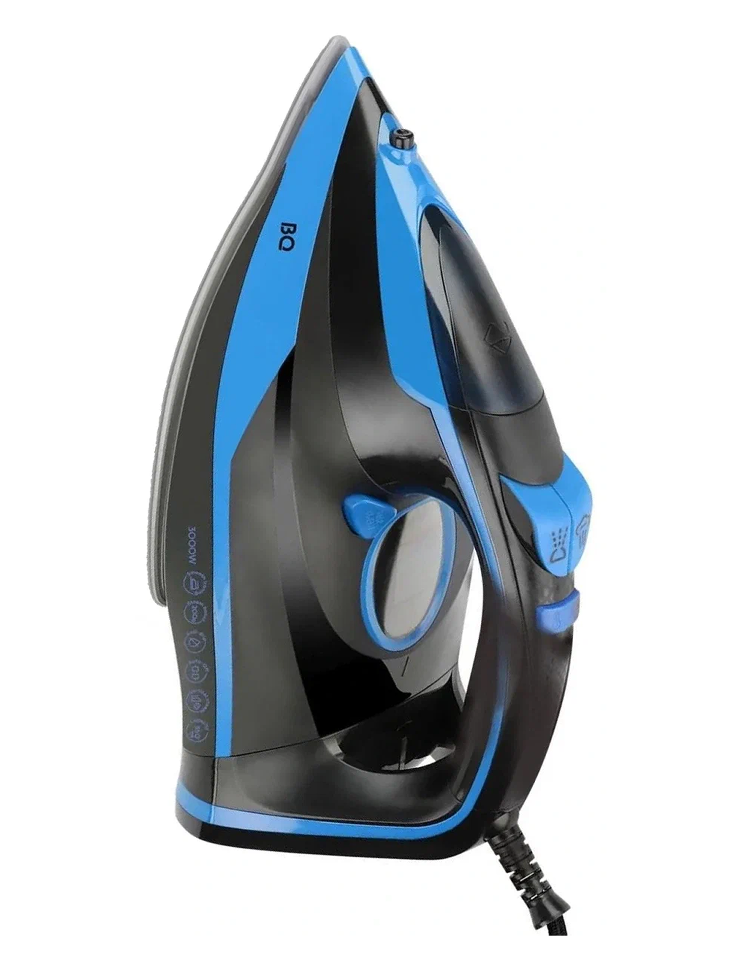 Утюг BQ SI1005, керамика, мощность 3000 Вт, 350 мл, Black-Blue.