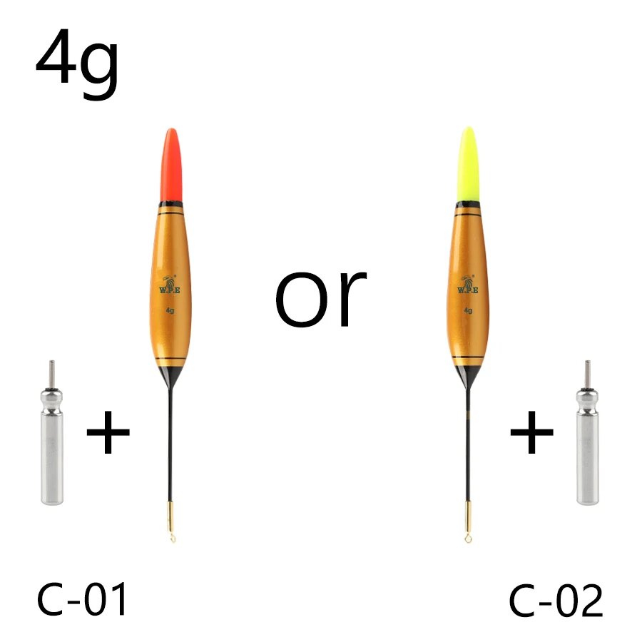 W.P.E умный светодиодный поплавок для рыбалки YG9-4g-C