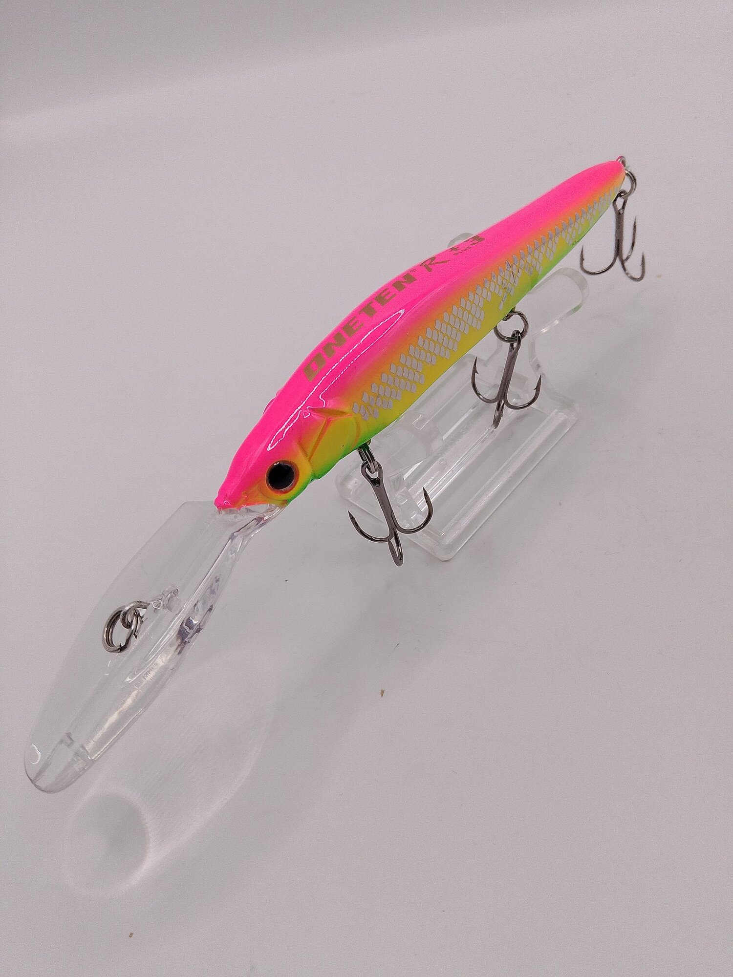 Воблер минноу Megabass Oneten R+3 Hi-Float, 110 мм, 15 гр, заглубление до 4 м, быстро всплывающий воблер для рыбалки