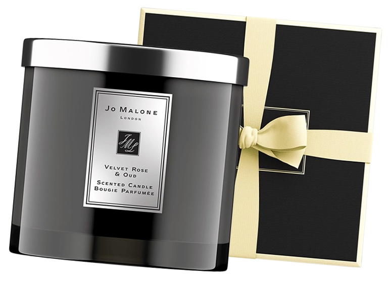 Свеча для дома Jo Malone Velvet Rose and Oud 600 гр / Бархатная роза и уд от Джо Малон