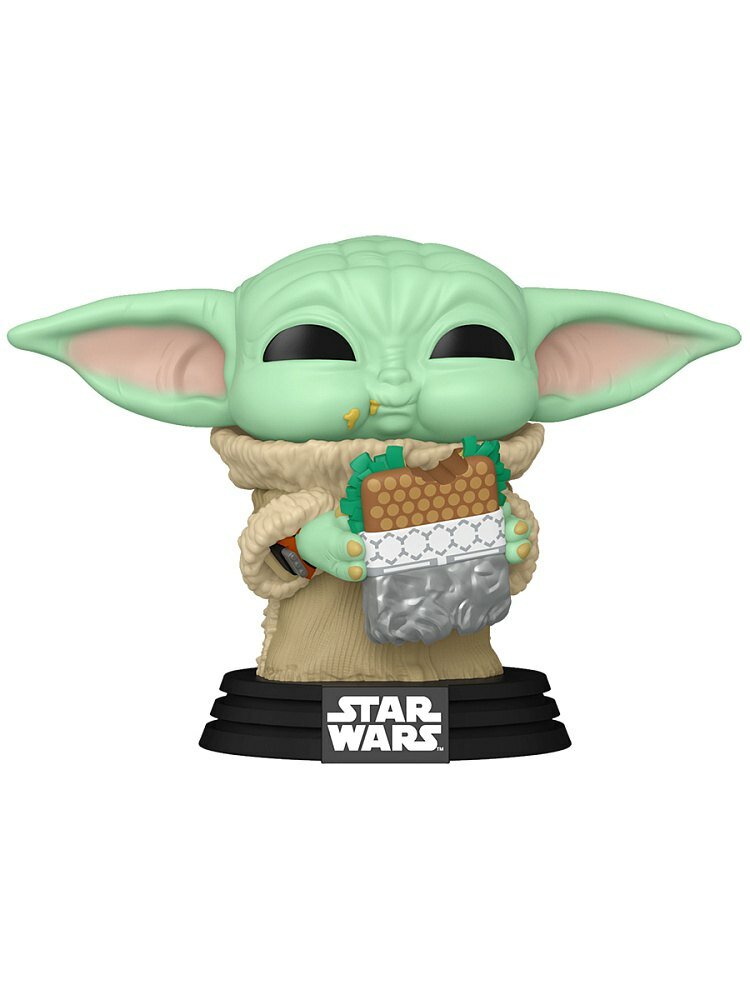 Фигурка Funko POP! Bobble Star Wars M & G Grogu with Food (841) 90821