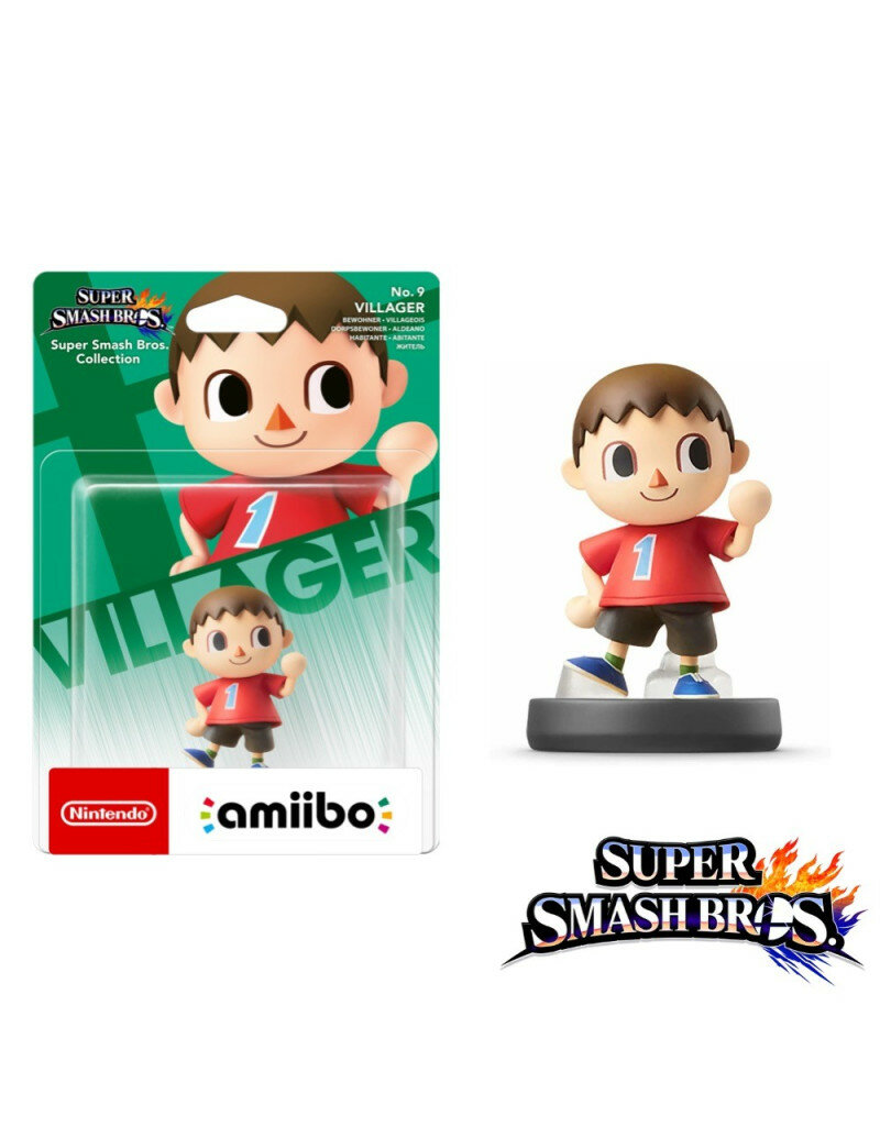 Фигурка amiibo VILLAGER Амибо Житель Super Smash Bros.