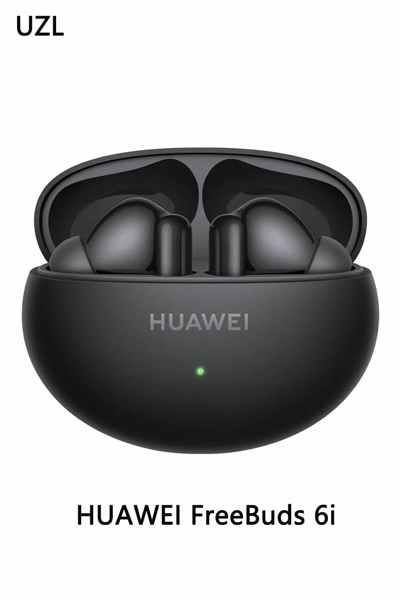 HUAWEI Наушники беспроводные с микрофоном Huawei FreeBuds 6i, черный