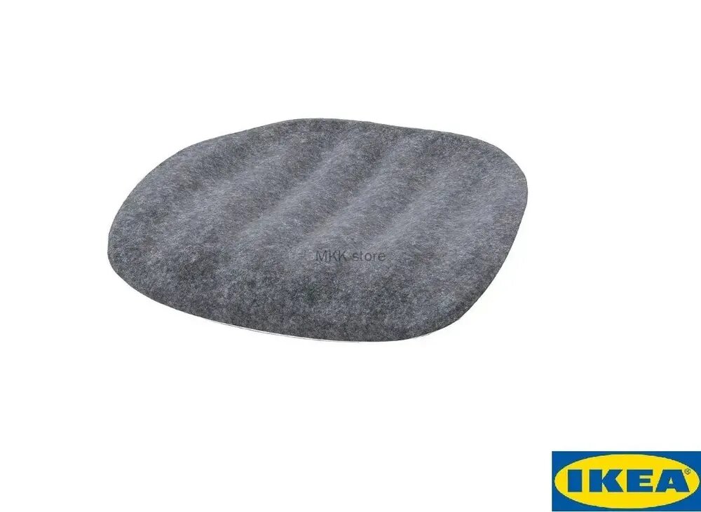 IKEA Подушка на стул 32x33 см полиэстер серый