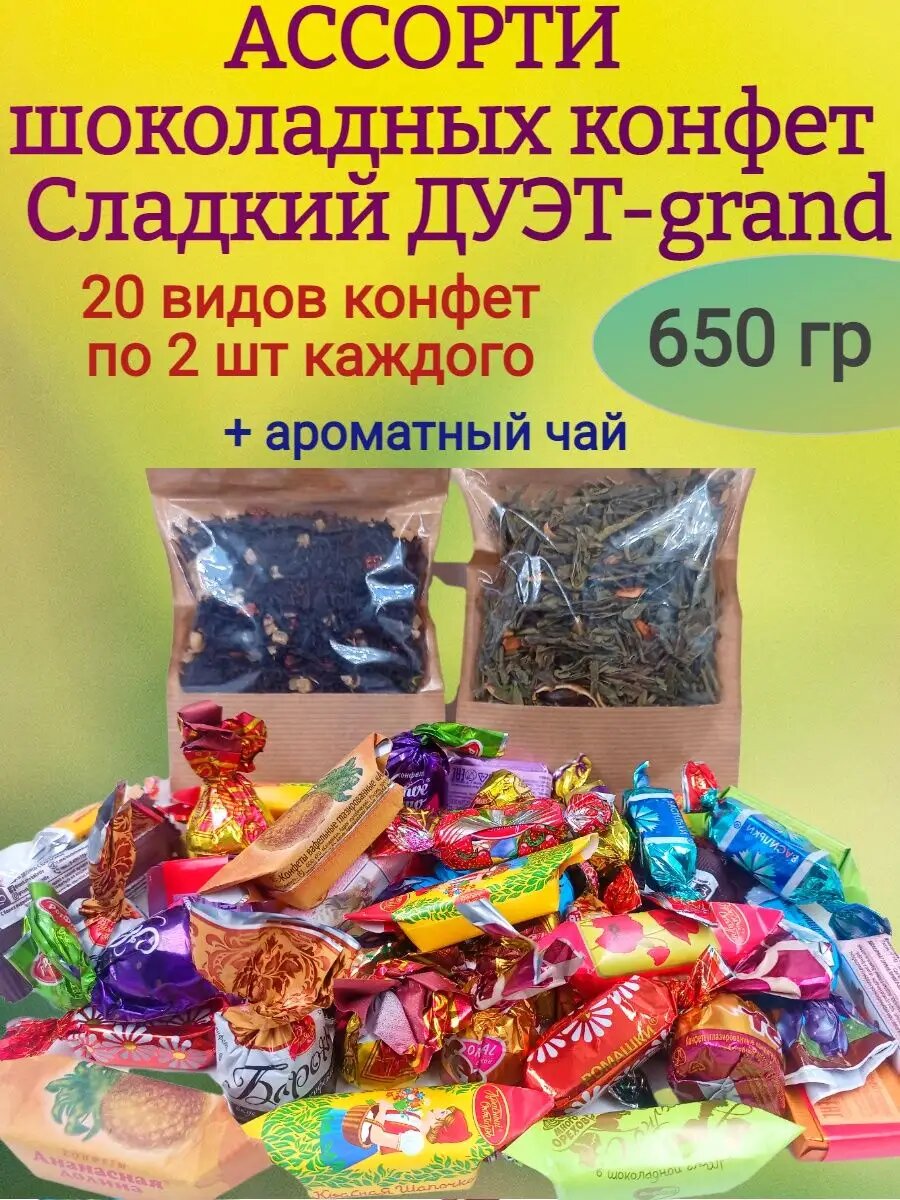 Ассорти шоколадных конфет "Сладкий дуэт" grand