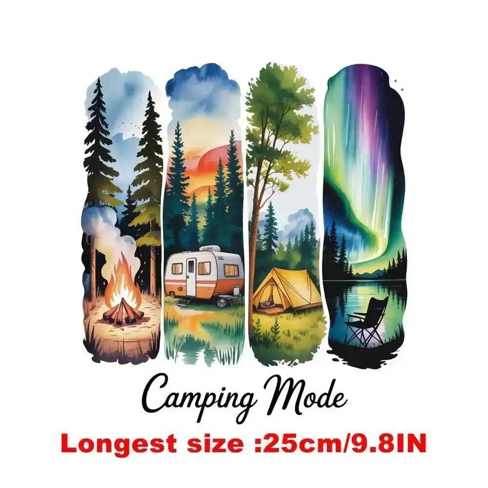 Термопереносные нашивки "Camping Mode", 25 см, XRA0123-3
