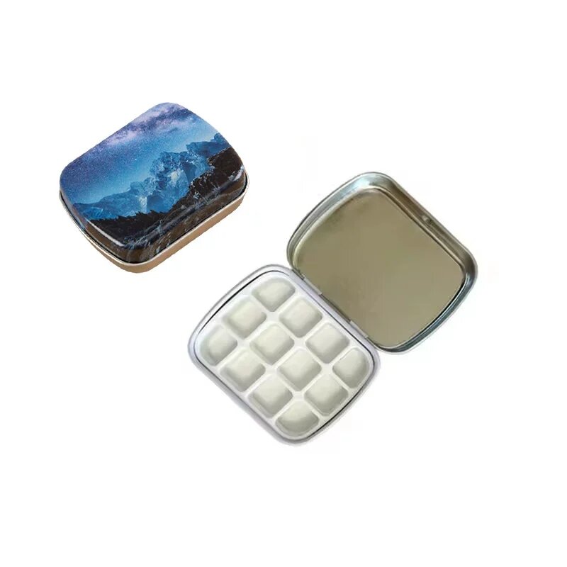 Мини-коробка для акварели DINGYI, 12 сеток, цвет 5