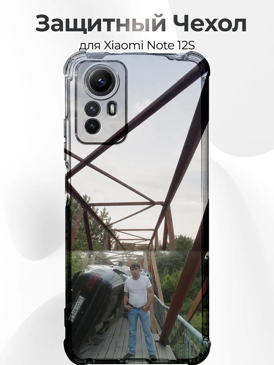 Чехол Redmi Note 12s Mercedes ML W163 на боку