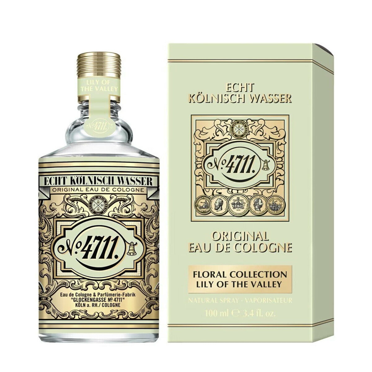 Одеколон 4711 Floral Collection Lily of the Valley цветочный аромат, 100 мл