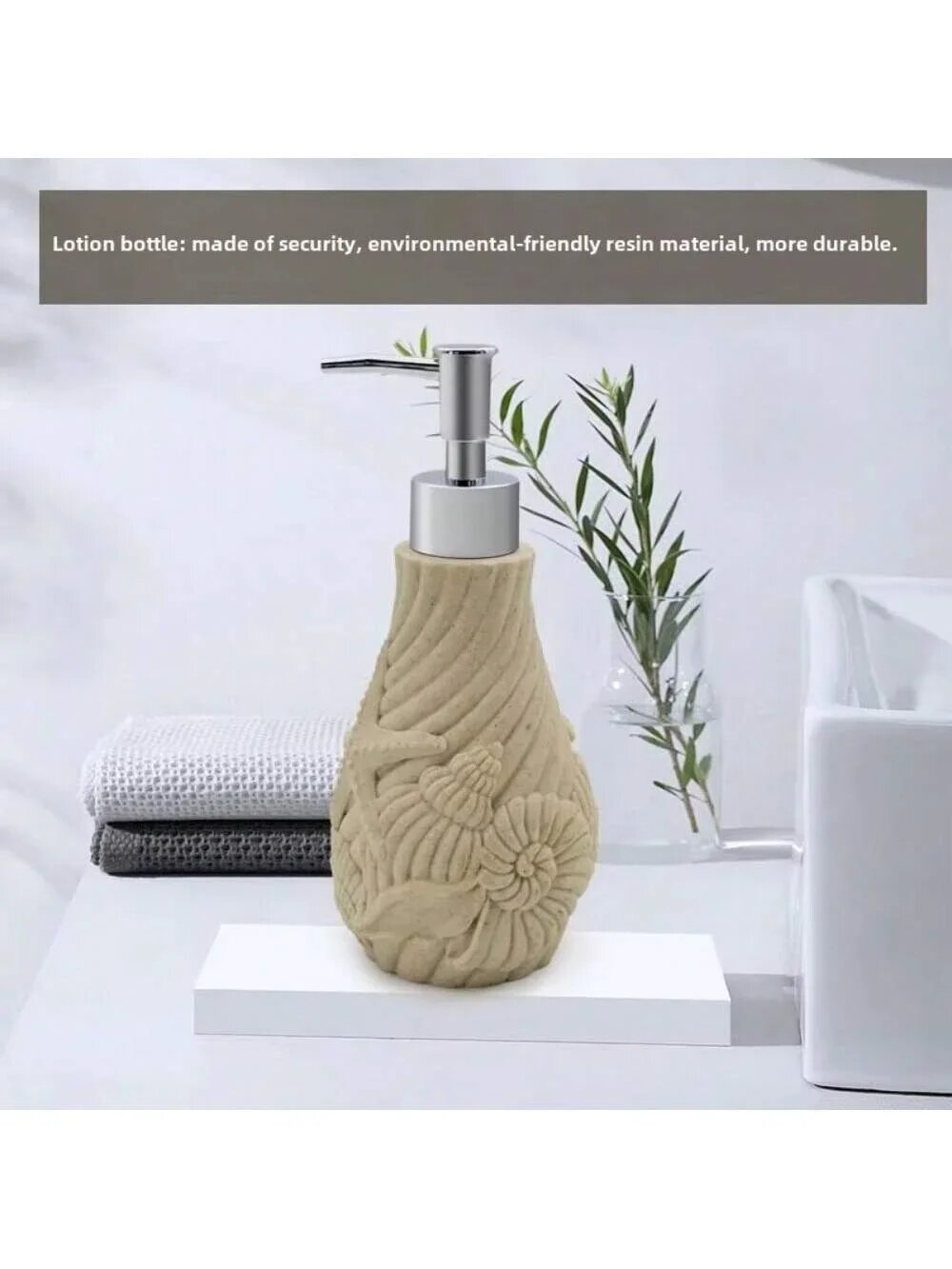 Набор для ванной комнаты из натурального камня 3 шт. Bottle