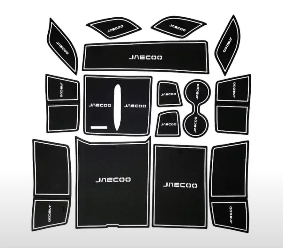 Комплект силиконовых ковриков в салон Jaecoo J8 / Джаеку Джи 8 2024-2026 г. в white