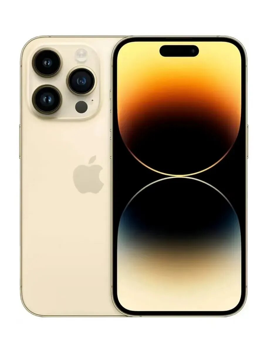 Apple Восстановленный смартфон iPhone 14 Pro Max, версия для США, 6/512 ГБ, золотистый цвет.
