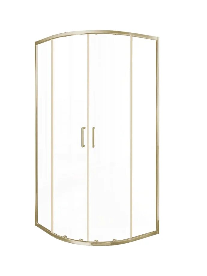 Душевой уголок Good Door Lite R-100-C-BG без поддона, стеклянный, 100x100, раздвижной