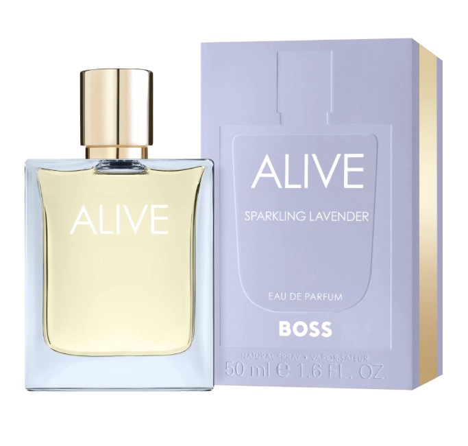Алив Спарклинг Лаванда парфюмерная вода 80 мл / Hugo Boss Alive Sparkling Lavender унисекс