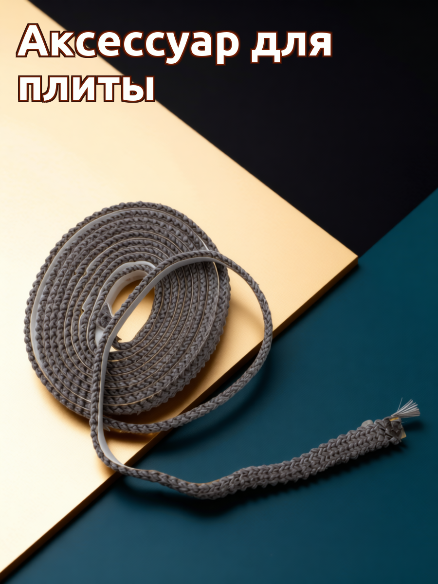 Лента Для Задвижки Камина Самоклеящаяся Лента Из Стекловолокна Уплотнительная Лента 200.00X1.90X0.30Cm