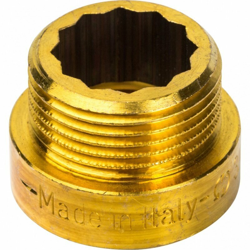 Удлинитель резьбовой ВН 3/4" x 10 мм латунь STOUT