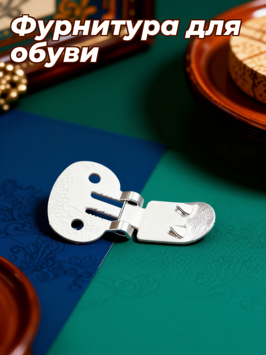 10 Штук Серебряные Заколки Для ОбувиDIY Аксессуары Для Творчества 32мм x 20мм
