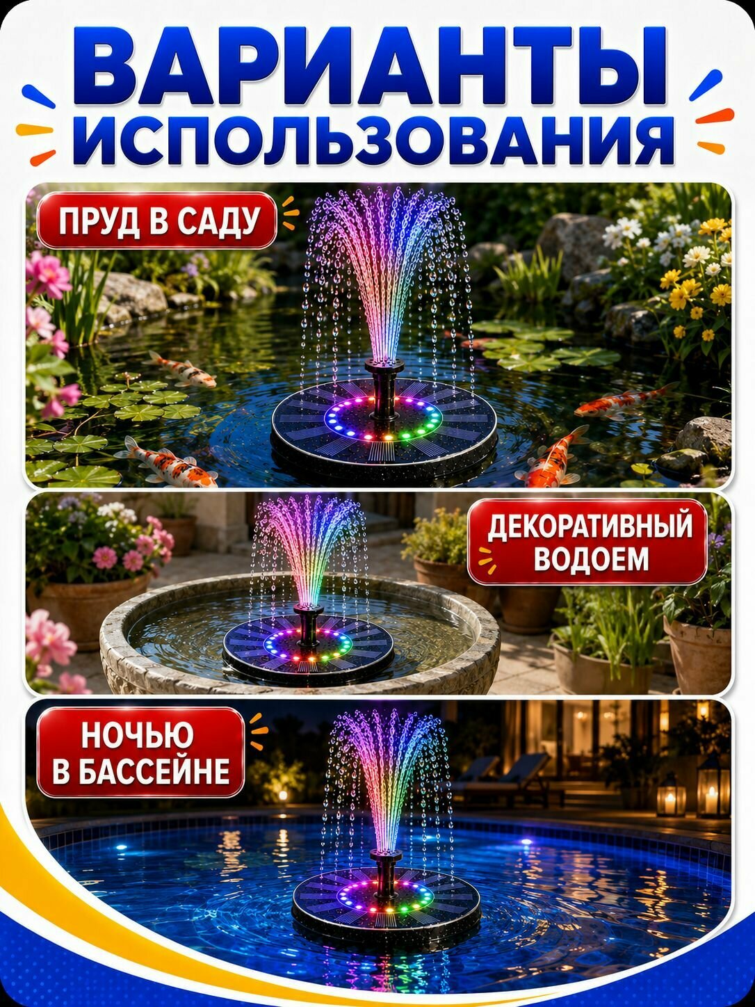 Фонтан садовый — фото 1