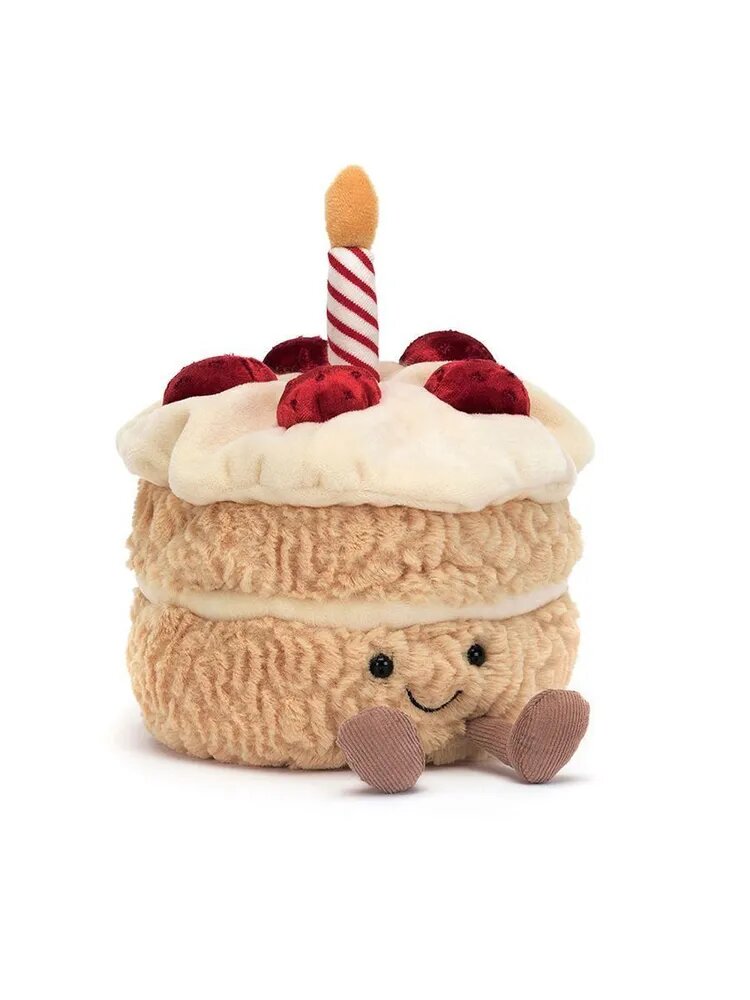 Мягкая игрушка JELLYCAT Birthday Cake, Amuseables, 16 см