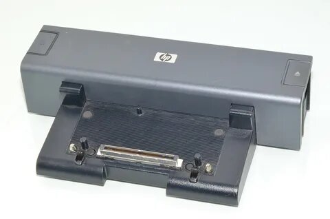 Док-станция HP HSTNN-IX01 / USB 2.0 x4, DVI-D, VGA, S-Video, Composite (RCA), COM-порт, LPT-порт, PS/2, RJ-45, RJ-11, разъем для микрофона (Line-In) и колонок (Line-Out) / EN488AA
