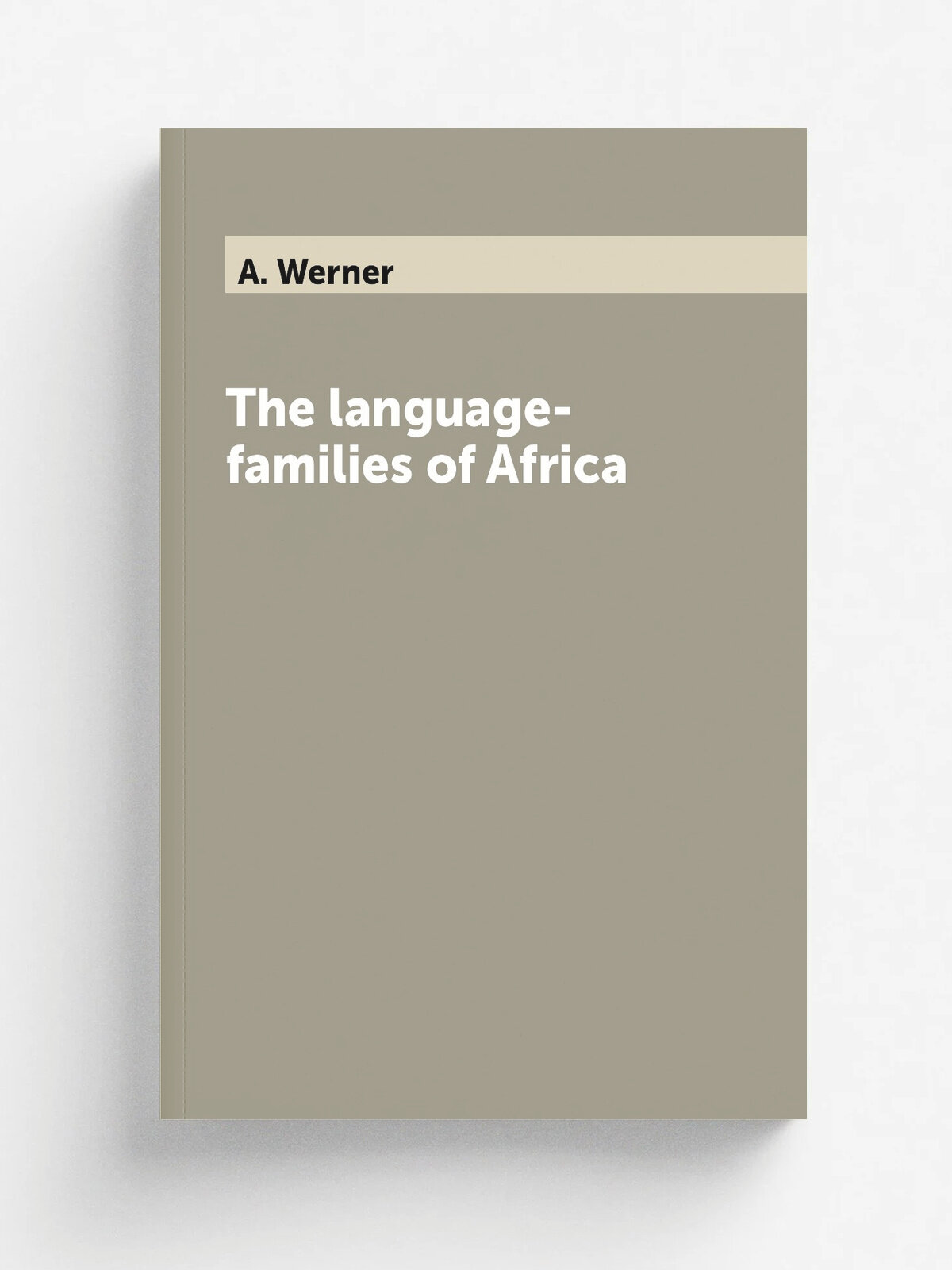 The language-families of Africa
