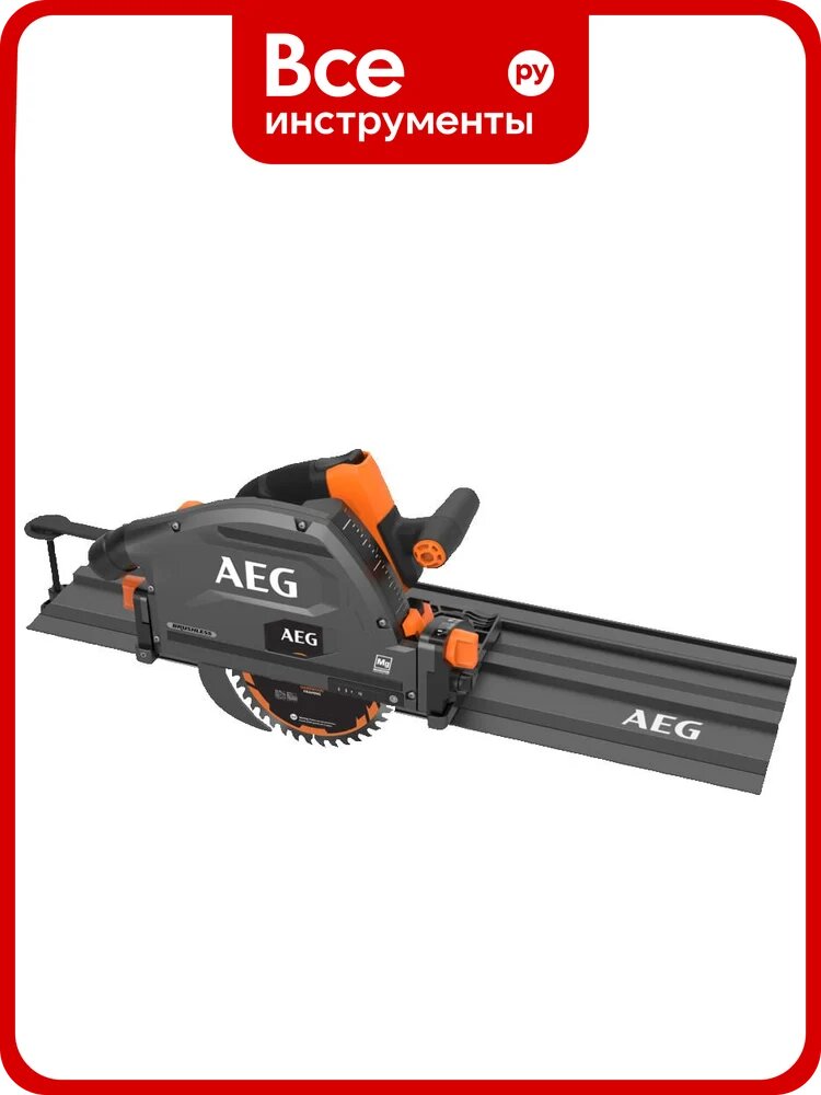 Пила циркулярная AEG BKS18PBL-0, 18В, 5000об/мин, 165мм, Li-Ion, бесщеточная