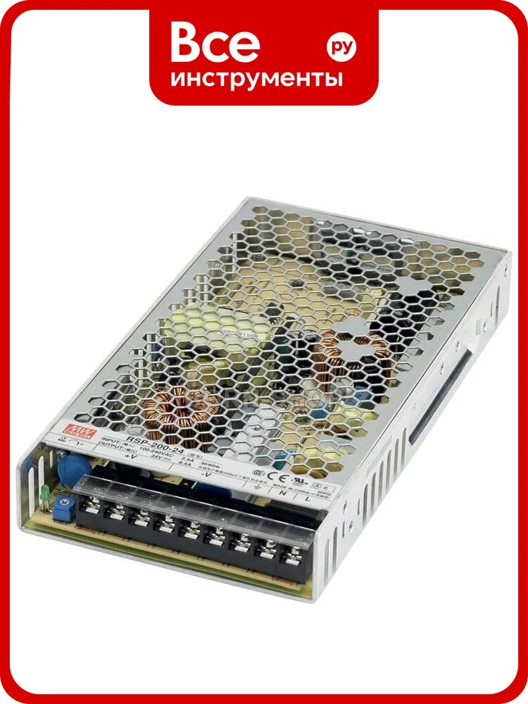 Источник питания Mean Well AC/DC RSP-200-24 Т02151577